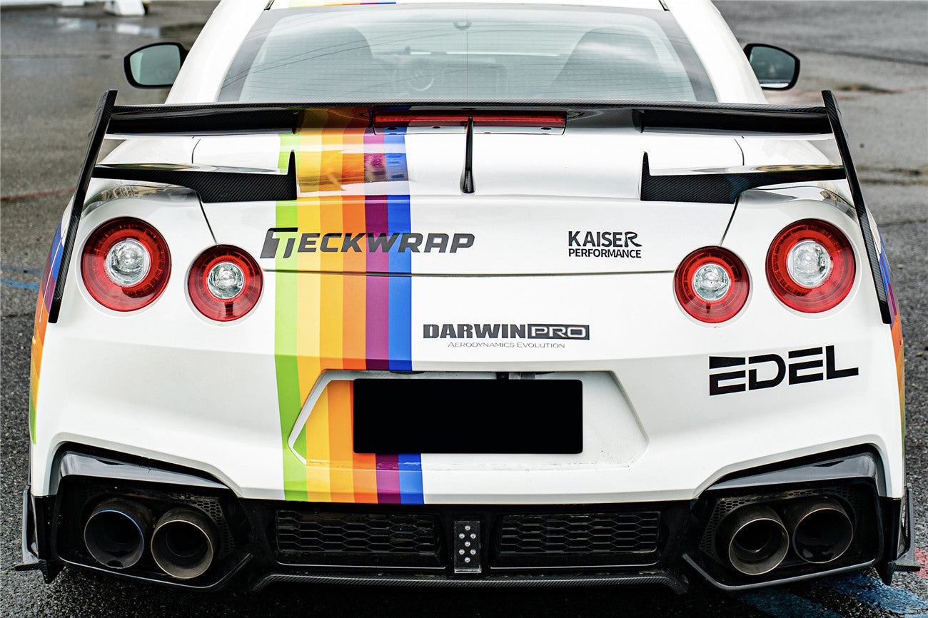 2007-2025 Nissan GTR R35 CBA DBA EBA VS Style Carbon Fiber Trunk Wing ...